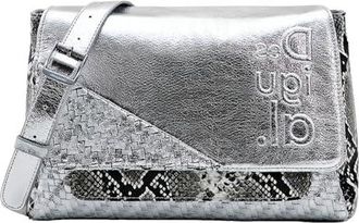 Desigual BOLS_DELTA SILVER COPENHAGUE 9188 Femmes, Finition du mat&eacute;riau, Taille unique