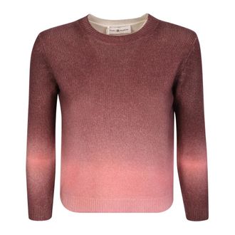 Tory Burch Femme, Pulls, Rose, Taille: 40 FR Pull en cachemire &agrave; effet Dip-Dye