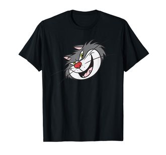 Disney Villains Lucifer the Cat Cinderella Big Face Costume T-Shirt