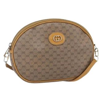 Gucci Sac bandouli&egrave;re en plastique Pre-owned - Femme - Pre-owned - Beige - Taille: ONE Size