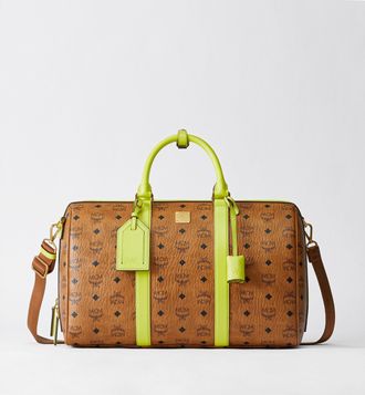 MCM Ottomar Weekender in Visetos COGNAC VISETOS