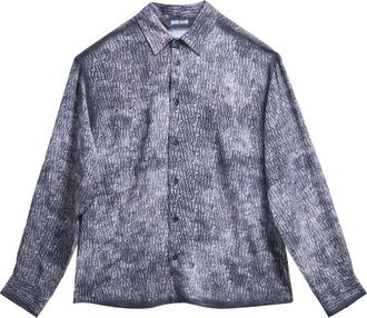 Just Cavalli Homme, Chemises, Multicolore, Taille: M Camicia Animal