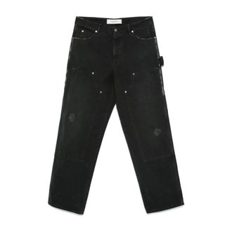 Golden Goose Homme, Pantalons, Noir, Taille: L Pantalon Noir Élégant