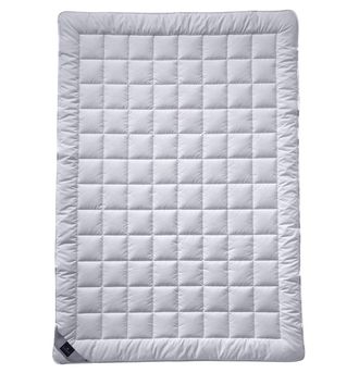 Billerbeck Bettdecke Sari - ca. 155 x 220 cm - leichte Sommerdecke - kühlende dünne Decke für den Sommer - aus Tussah Seide