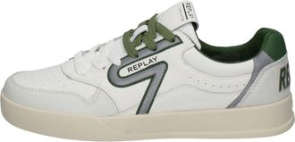 Replay Herren OYZONE Union Sneaker, 071 White Green, 40 EU