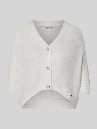 More & More Cardigan mit V-Ausschnitt und 3/4-Arm