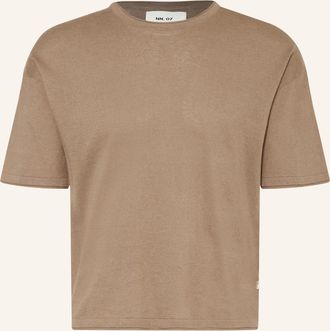 Nn.07 Nn.07 Strickshirt Ryan Mit Leinen gruen