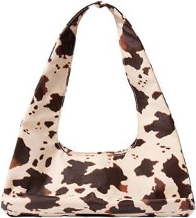 Floerns Sac à bandoulière pour femme en cuir PU imprimé vache western cowboy, multicolore, one_size, Doux