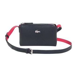 Lacoste Femme, Sacs, Bleu, Taille: ONE Size Anna Mini Sac Bandouli&egrave;re