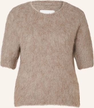 someday Someday Strickshirt Tirina Mit Alpaka beige