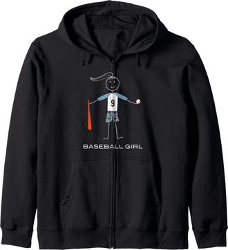 Whyitsme Design Lustige M&auml;dchen Baseball, Frauen Baseball Spieler Geschenke Kapuzenjacke