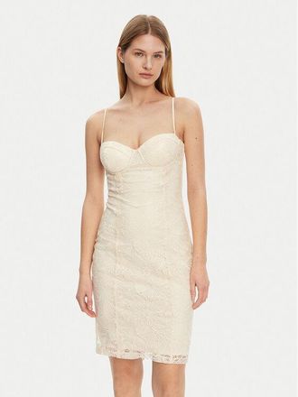 Guess Coctailkleid W5GK0N KCVJ0 Beige Regular Fit