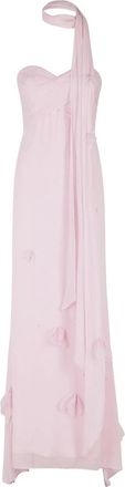 Self Portrait Femme, Robes, Rose, Taille: 36 FR Maxi Dress Scarf