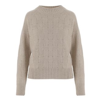 Allude Kaschmirpullover - - Knitwear - Damen - Beige - M