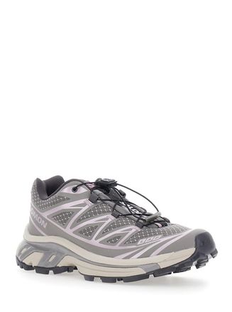 Salomon Unisex Running Shoes Xt 6 Steal Street Pink Trainers Sneaker