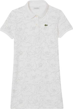 Lacoste Kleid f&uuml;r Kinder, Rundum bedruckt, Weihnachten (Wei&szlig;)