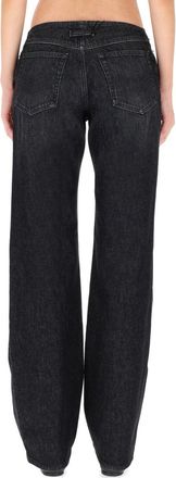 Jean Paul Gaultier Double Zipper Cotton Jeans - Black