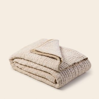 Madura Couvre-Lit Matelass&eacute; Auralie Argile blanche - ECRU