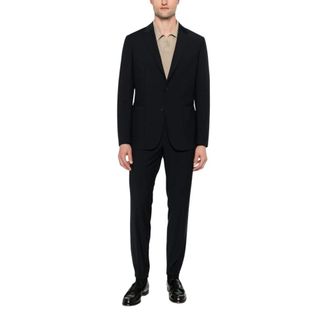 Ermenegildo Zegna Einreihiger Anzug - - Suits - Herren - Schwarzk - L