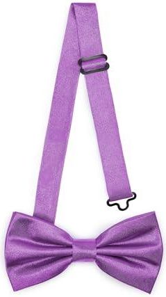 Ladeheid Noeud papillon élégant pour hommes - brillant, réglable, parfait pour mariage, fête, bureau. Idéal pour hommes, femmes, adolescents BMS (12cm x 6cm, V