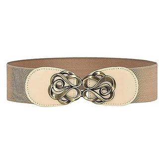 Generic Ceinture Femme - Ceinture &eacute;lastique pour femme robuste et d&eacute;corative &agrave; large taille pour une tenue &eacute;l&eacute;gante et confortable quotidien ou pour des occas