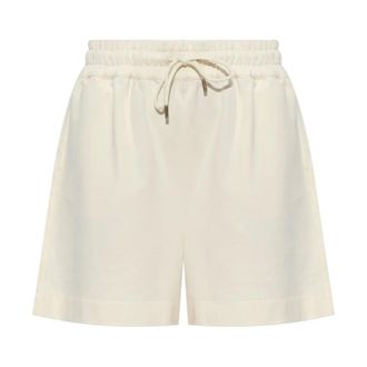 Moncler Short Shorts - Femme - Shorts - Beige - Taille: 40 FR