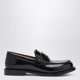 Gucci Schwarzer Loafer mit abnehmbarem GG-Detail