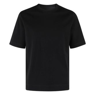 Circolo 1901 Schwarzes Baumwoll-Piqu&eacute;-T-Shirt - - Tops - Herren - Schwarzk - M