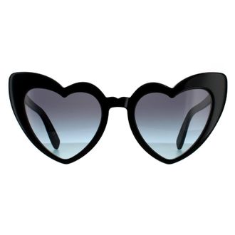 Saint Laurent Cat Eye Damen Schwarz Blau Gradient Sonnenbrille