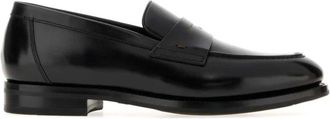 Santoni Homme, Chaussures, Noir, Taille: 43 1/2 EU Mocassins Colin