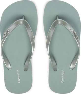 Calvin Klein Zehentrenner Calvin Klein Arwa HW0HW02956 Gr&uuml;n