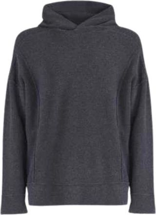 Isabel Benenato Isabel Benenato, Homme, Sweatshirts et sweats &agrave; capuche, Gris, Taille: XL Sweat &agrave; capuche en m&eacute;rinos et cachemire
