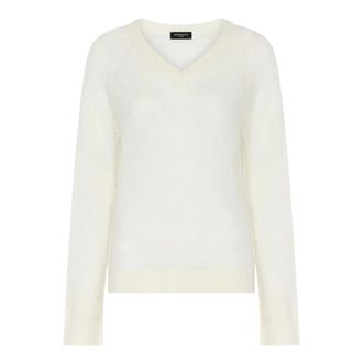 Bruuns Bazaar FluffyBBAmera Knit - - Knitwear - Damen - Wei&szlig; - M