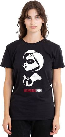 Disney The Incredibles Incredible Mom Ladies T Shirt, Black, Large
