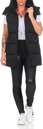 Hailys SL P VT PI44A Frauen Weste schwarz S 100% Polyester Streetwear