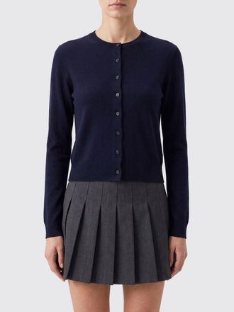 Lisa Yang Cardigan &agrave; col rond slim fit en pur cachemire