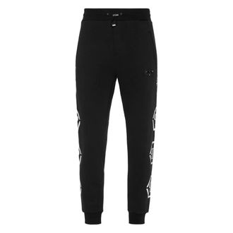 Philipp Plein Homme, Pantalons, Noir, Taille: 2XL Jogging Pantalons Hexagon