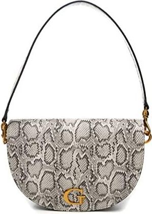 Guess Guess Danna, DNA Saddle Bag Femme, Multicolore, Taille Unique