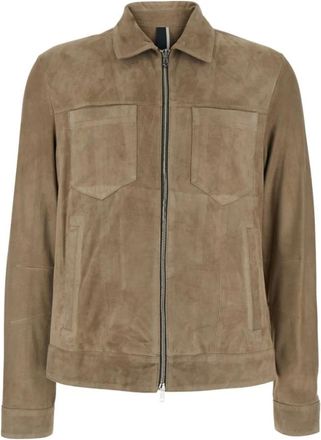 low brand Homme, Vestes, Beige, Taille: L Veste en Su&egrave;de