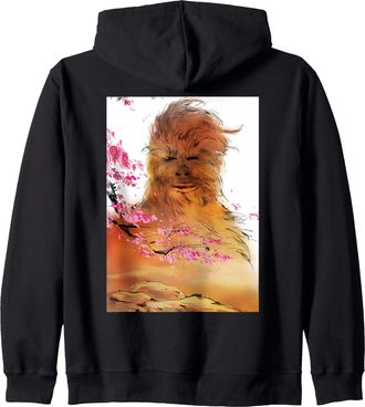 Star Wars Chewbacca Spring Cherry Blossoms Sakura Art Kapuzenjacke