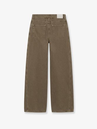 Closed Womens Trousers Tori-X Denim Brown Cotton