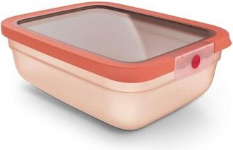 Emsa oneClick Frischhaltedose, verschlossen mit nur 1 x Klick, Lebensmittel 2 x l&auml;nger frisch, 100% dicht, Made in Germany, 2,3L, gefrier-, mikrowellen- un