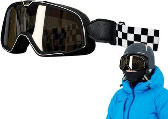 Generic Motorradbrillen - Vintage-Rennbrillen, staubdichte Schutzbrillen | Winddichtes Linsendesign, Motocross-Ski-Reitausr&uuml;stung, Herren-Damen-Outdoor-Sport-