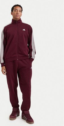 adidas Jogginganzug 3-Stripes Fleece KY2282 Dunkelrot Regular Fit