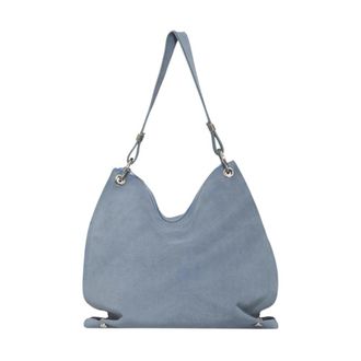 Orciani Stilvolle Ledertasche - - Bags - Damen - Blau - ONE SIZE