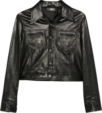 Amiri Western Jacket - - Jackets - Damen - Schwarzk - S