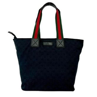 Gucci Pre-owned Sac fourre-tout en toile GG et cuir - Femme - Pre-owned - Noir - Taille: ONE Size