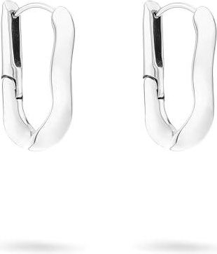 Liebeskind Liebeskind Boucles doreilles créoles Berlin LJ-1641-E-25 en acier inoxydable argenté, 2,5 cm, Acier inoxydable, Pas de gemme