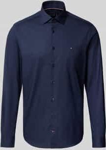 Tommy Hilfiger Tailored Slim Fit Businesshemd aus Baumwoll-Mix