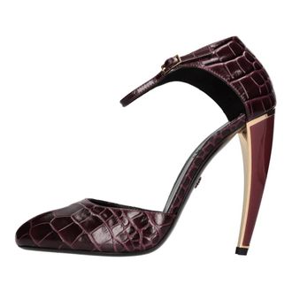 Roberto Cavalli Mit Absatz Bordeaux - - Shoes - Damen - Rot - 40 EU